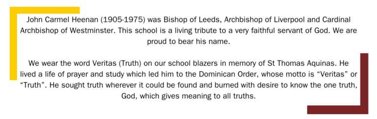 Our Traditions - Cardinal Heenan